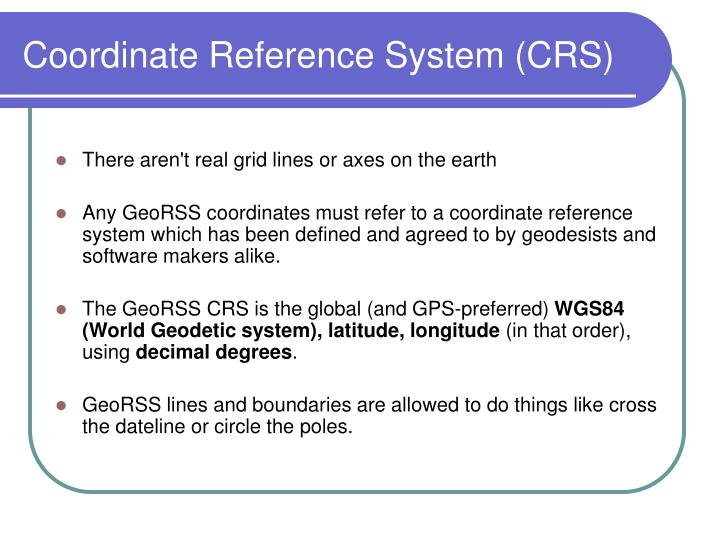 PPT - GeoRSS and its relation to the SEMANTIC WEB PowerPoint ...