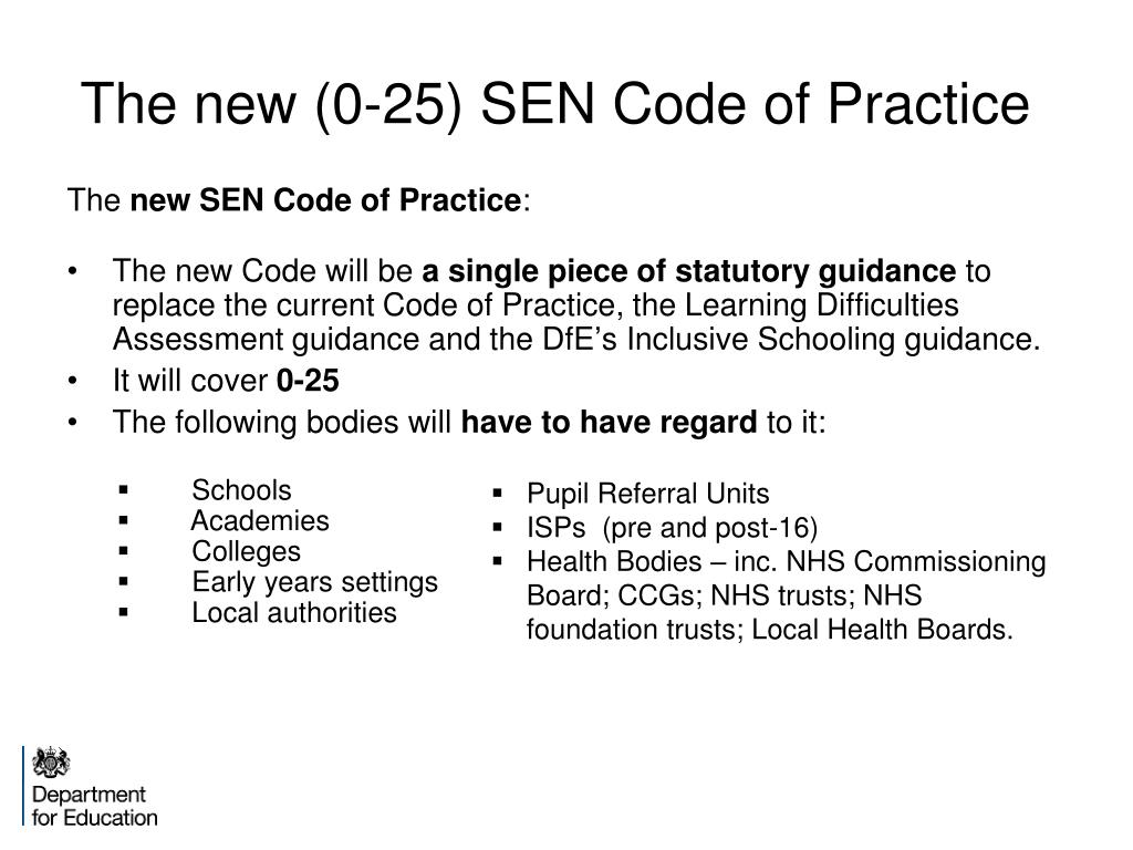 PPT - André Imich, SEN and Disability Professional Adviser, DfE ...