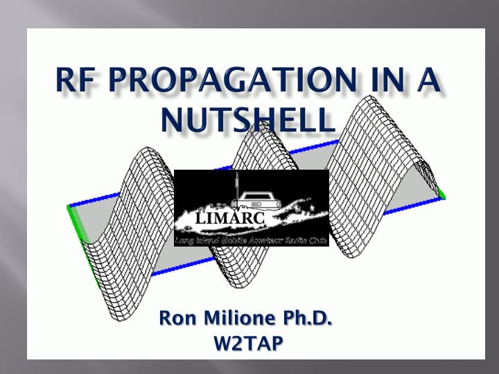 PPT - RF Propagation In a Nutshell PowerPoint Presentation, free ...