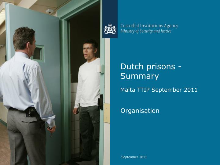 PPT - Dutch prisons - Summary PowerPoint Presentation, free download ...