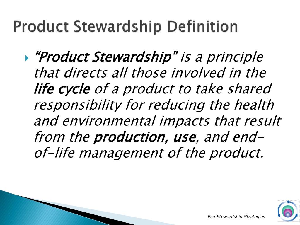 PPT - Product Stewardship: Incorporating Incentives for Design for ...