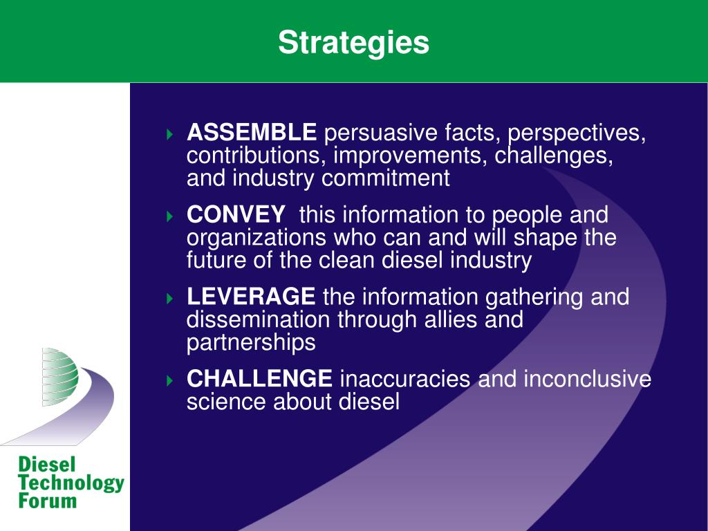 PPT - Diesel Technology Forum: Promoting Diesel Technology for a ...