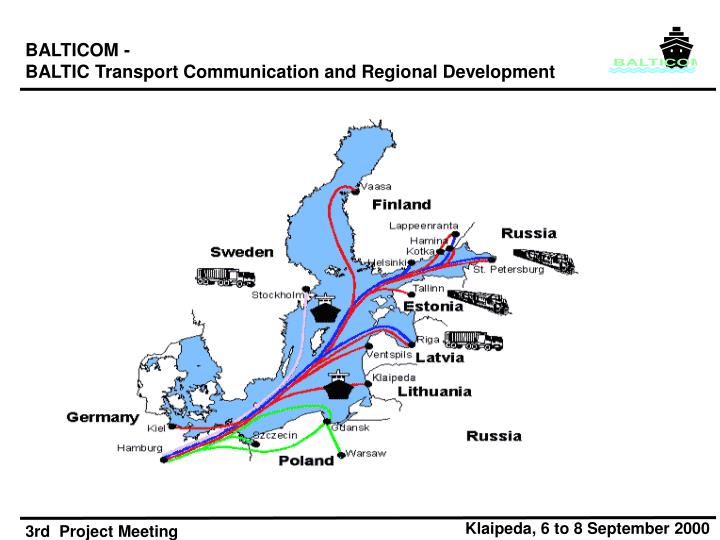 PPT - BALTICOM - BALTIC Transport Communication and Regional ...