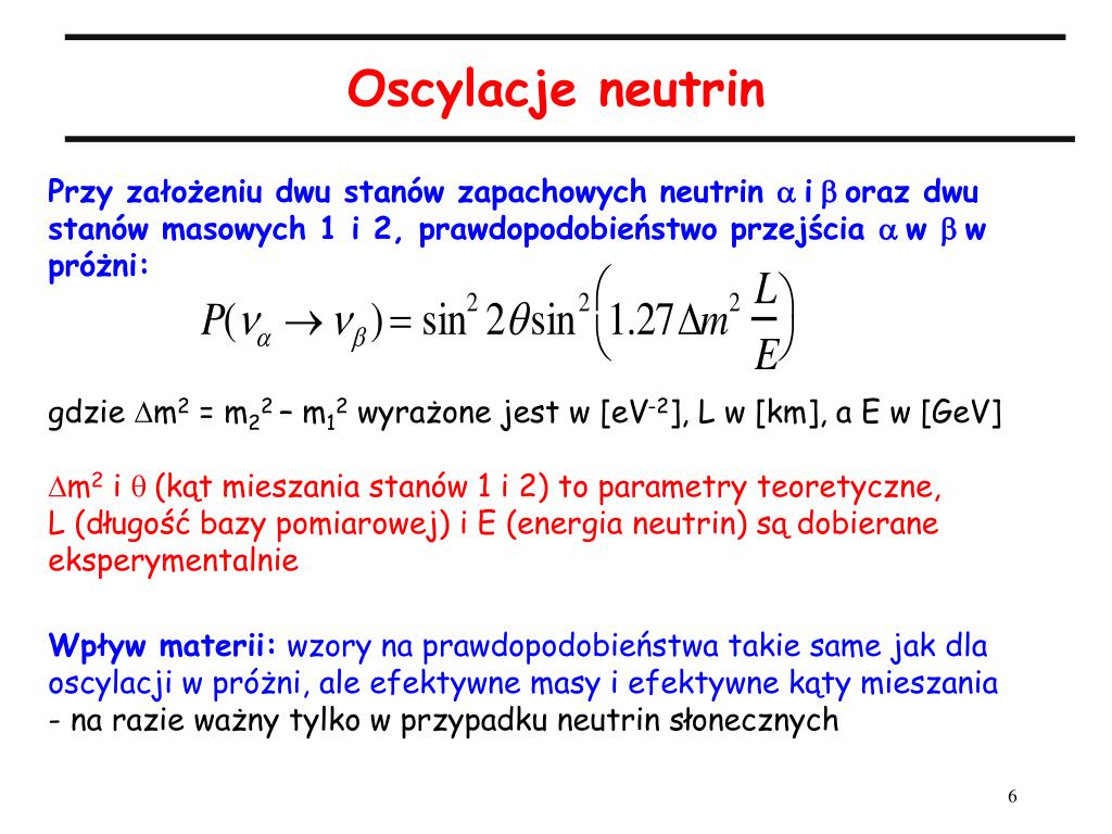 PPT - Neutrina – takie lekkie, a takie ważne PowerPoint Presentation ...