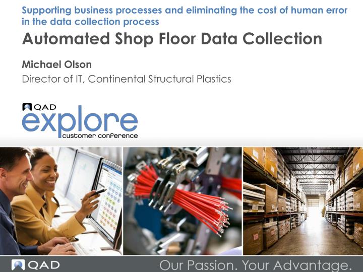 PPT - Automated Shop Floor Data Collection PowerPoint Presentation ...