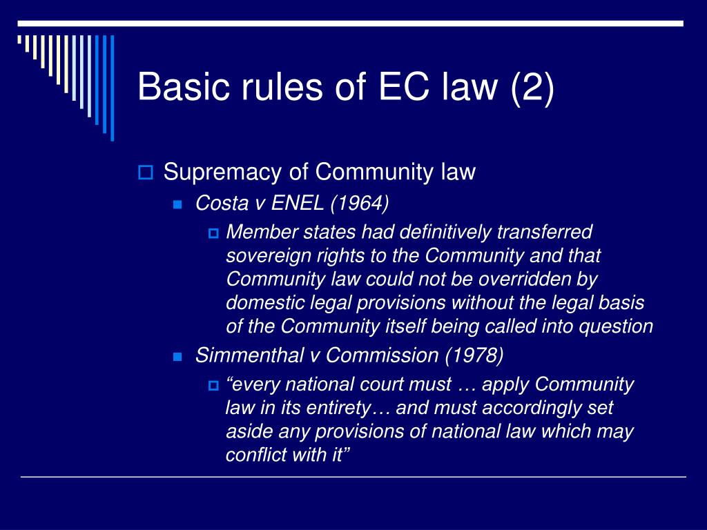PPT - The Court of Justice of the European Union (ECJ) PowerPoint ...