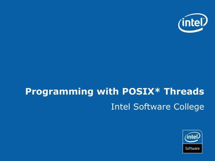 Ppt Programming With Posix Threads Powerpoint Presentation Free