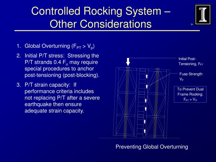 PPT - Controlled Rocking of Steel-Framed Buildings with Replaceable ...