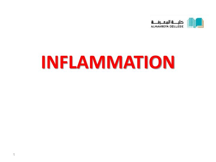 PPT - INFLAMMATION PowerPoint Presentation, free download - ID:3290923