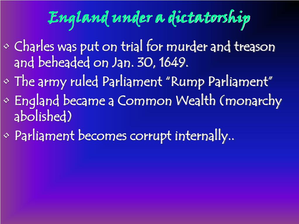 PPT - Absolutism in England (1603-1688) PowerPoint Presentation, free ...