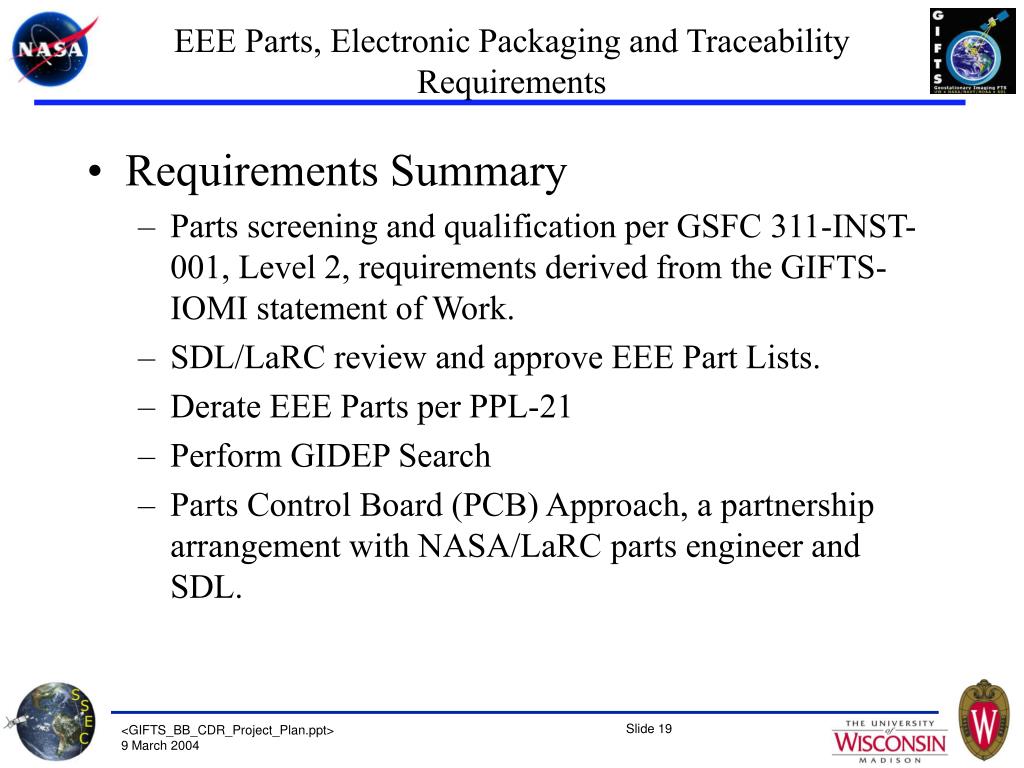PPT - GIFTS Blackbody Subsystem Critical Design Review Project Plan ...