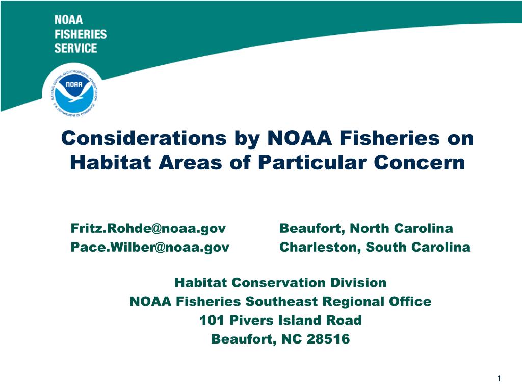 PPT - Fritz.Rohde@noaa Beaufort, North Carolina Pace.Wilber@noaa ...