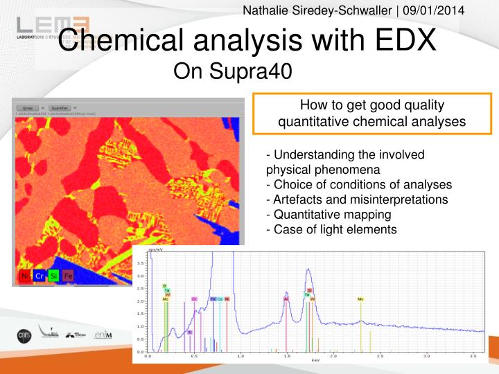 PPT - Chemical analysis with EDX PowerPoint Presentation, free download ...