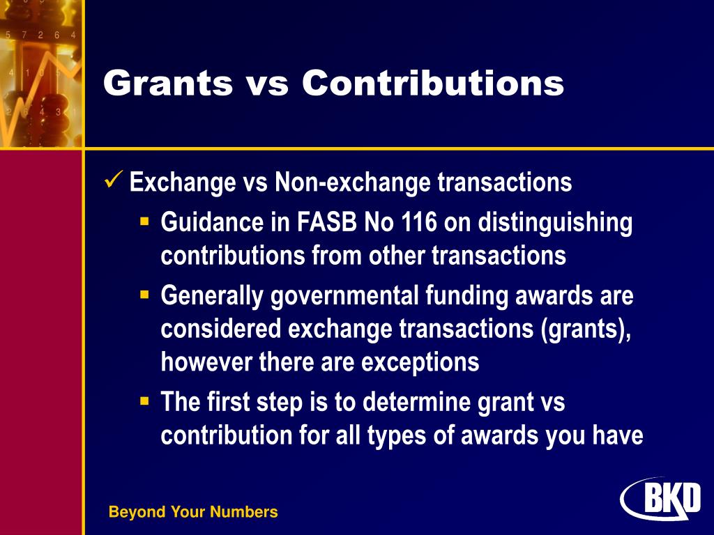 PPT - Keys to Successful Financial Management of Grant & Contribution ...