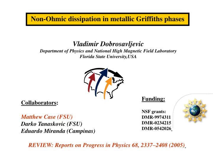 PPT - Non-Ohmic dissipation in metallic Griffiths phases PowerPoint ...