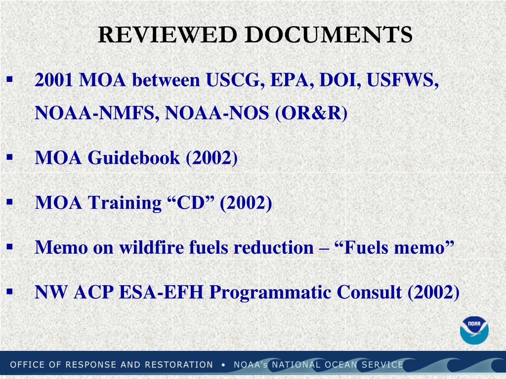 PPT - NOAA OFFICE OF RESPONSE AND RESTORATION ROLES DURING AN OIL SPILL ...