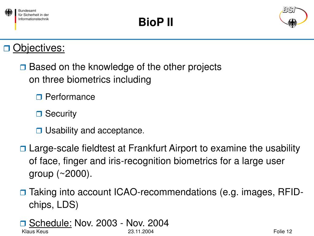 PPT - La Biometria entra nell`e-government 6th. Convegno, CNIPA ...