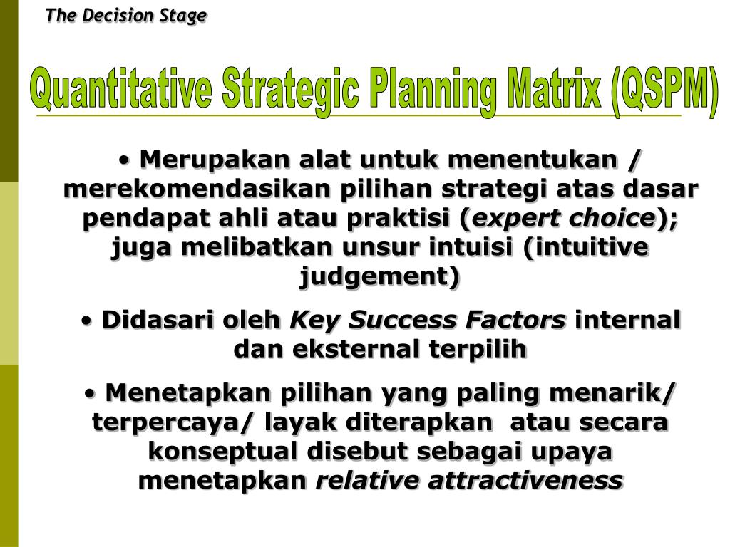 PPT - ANALISA EKSTERNAL DAN INTERNAL DALAM PENYUSUNAN STRATEGI BISNIS ...