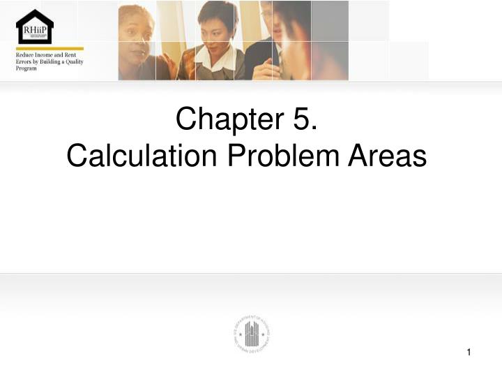PPT - Chapter 5. Calculation Problem Areas PowerPoint Presentation ...