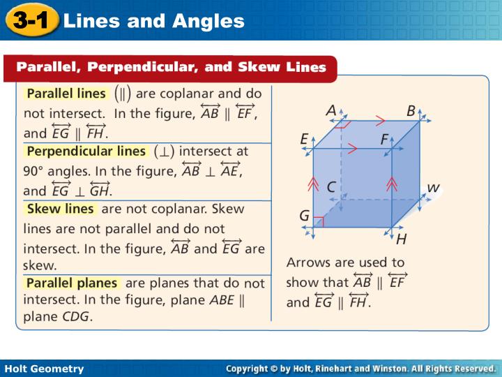 PPT - Identify parallel, perpendicular, and skew lines. PowerPoint ... PPT - Identify parallel, perpendicular, and skew lines. PowerPoint ...