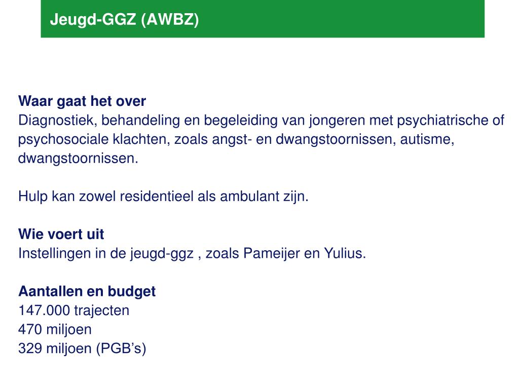 PPT - Portefeuillehouders-overleg Jeugd Decentralisatie jeugdzorg ...