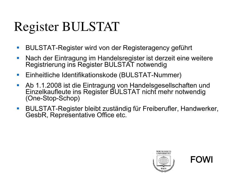 PPT - Unternehmensformen in Bulgarien PowerPoint Presentation, free ...