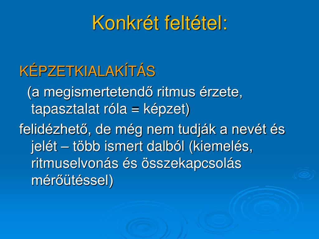 PPT - Az előkészítő időszak ritmikai feladatai; Ritmikai ismeretek ...