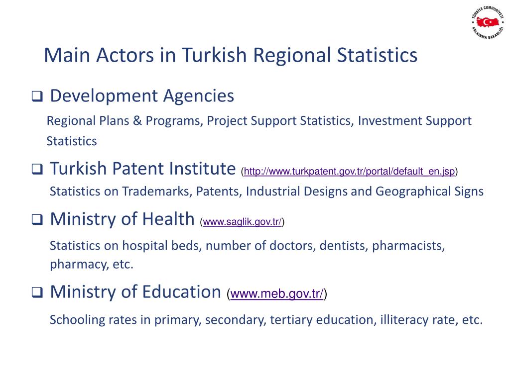 PPT - Mehmet Emin ÖZSAN Republic of Turkey Ministry of Development ...