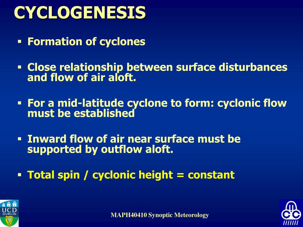 PPT - Meteorology M.Sc. Peter Lynch Meteorology & Climate Centre School ...