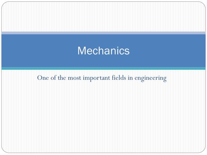 PPT - Mechanics PowerPoint Presentation, free download - ID:3293543