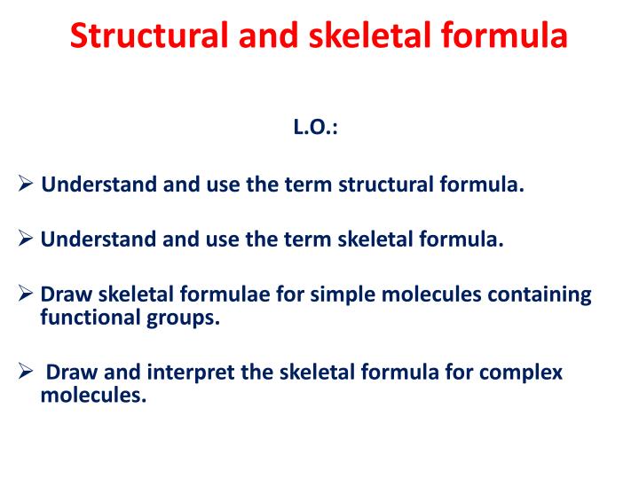 PPT - Structural and skeletal formula PowerPoint Presentation, free ...