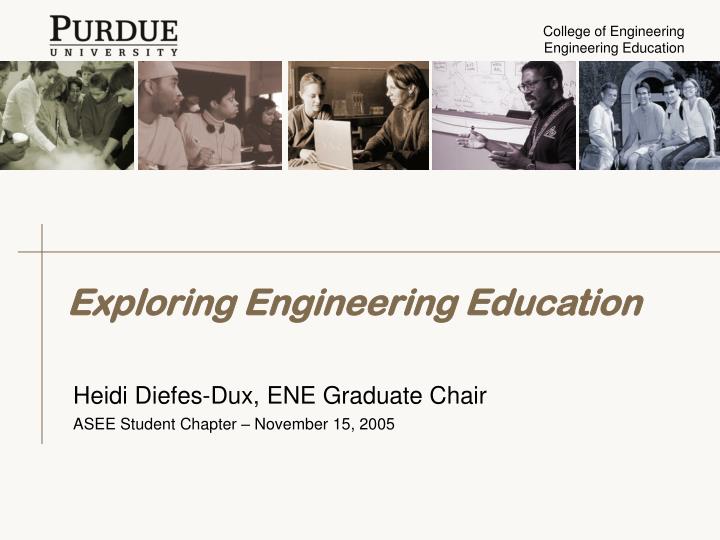PPT - Exploring Engineering Education PowerPoint Presentation, free ...