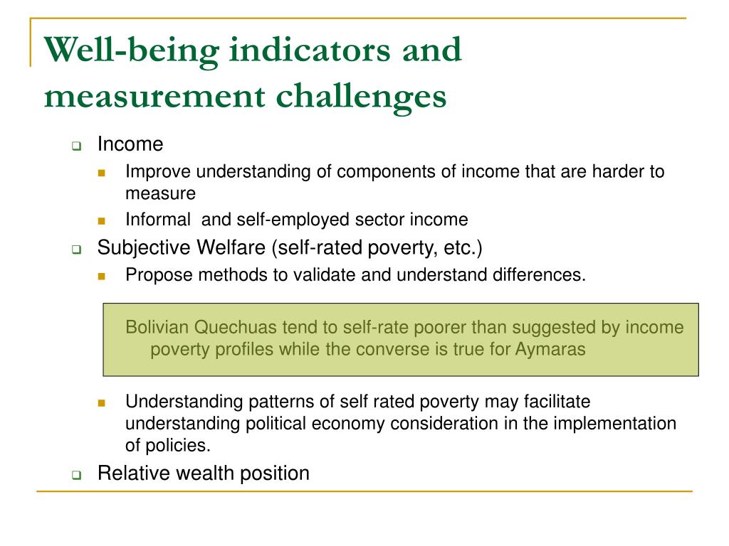 PPT - Measurement of Living Standards in Latin America : Challenges and ...