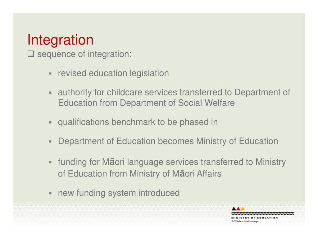 PPT - Early Childhood Education (ECE) in New Zealand - Integrated ...