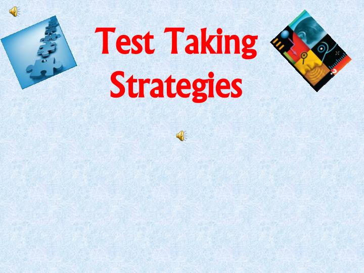 PPT - Test Taking Strategies PowerPoint Presentation, free download ...