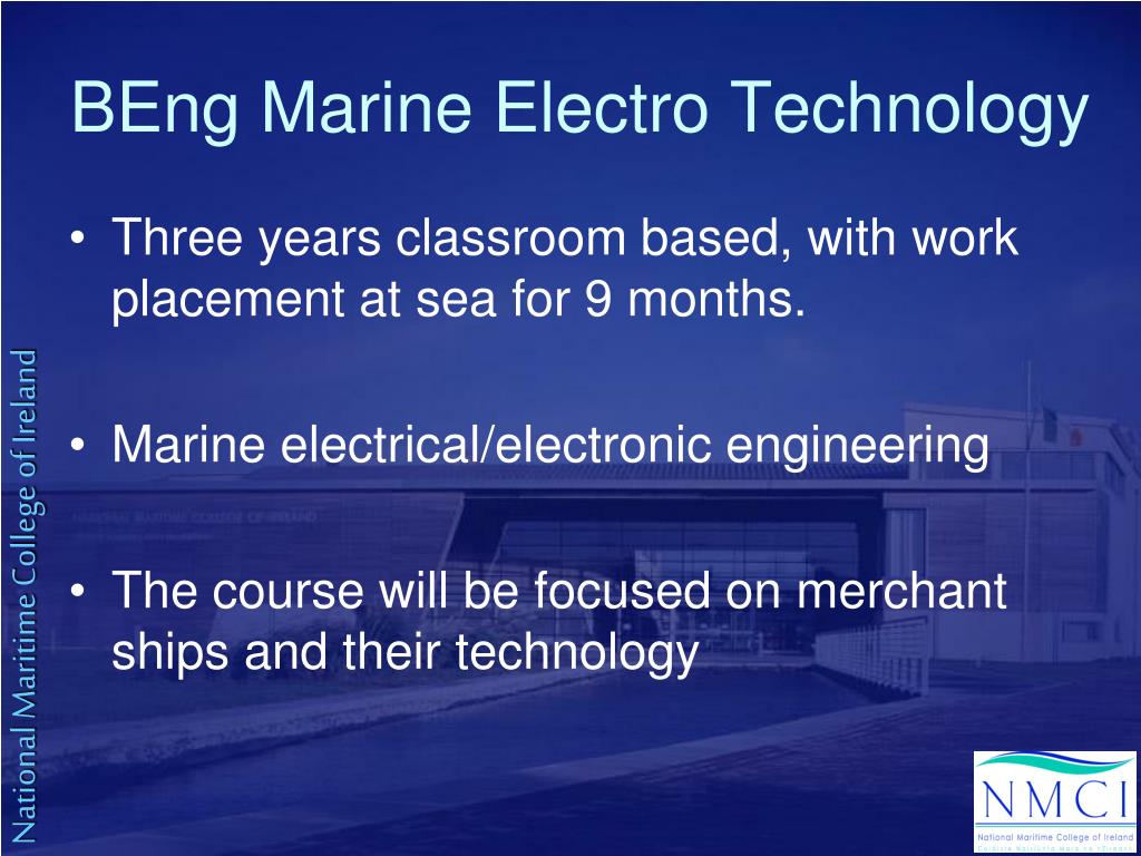 PPT - ETO Training at the National Maritime College of Ireland ...