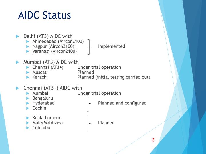PPT - INDIA AIDC IMPLEMENTATION STATUS AND ISSUES PowerPoint ...