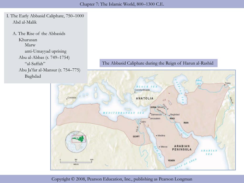 PPT - I. The Early Abbasid Caliphate, 750–1000 II. The Shaping of Early ...