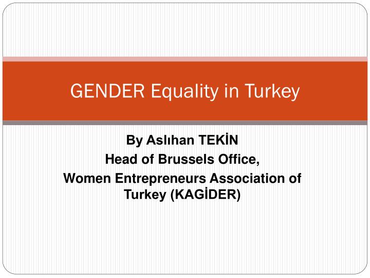 PPT - GENDER Equality in Turkey PowerPoint Presentation, free download ...