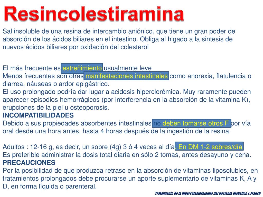 PPT - Tratamiento de la hipercolesterolemia del paciente diabético ...