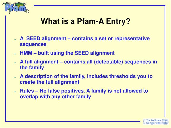 PPT - The Pfam and MEROPS databases PowerPoint Presentation - ID:3296264