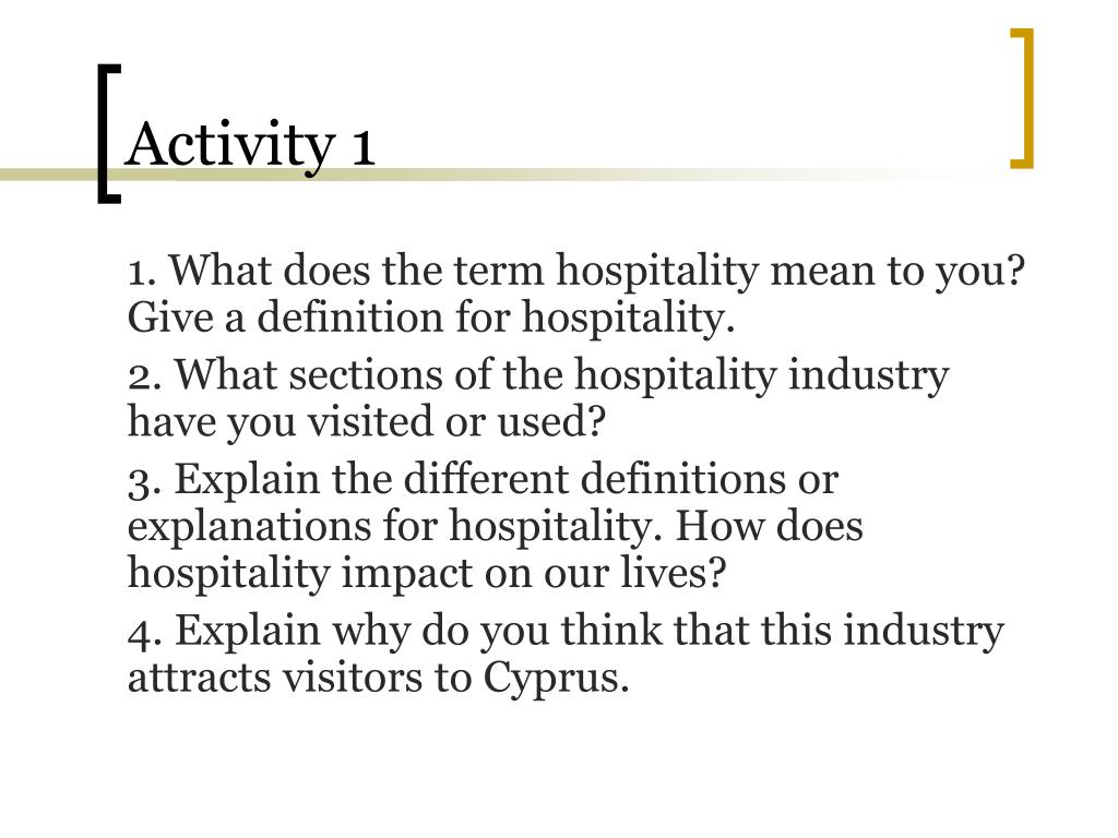 PPT - HOSPITALITY MANAGEMENT PowerPoint Presentation, free download ...