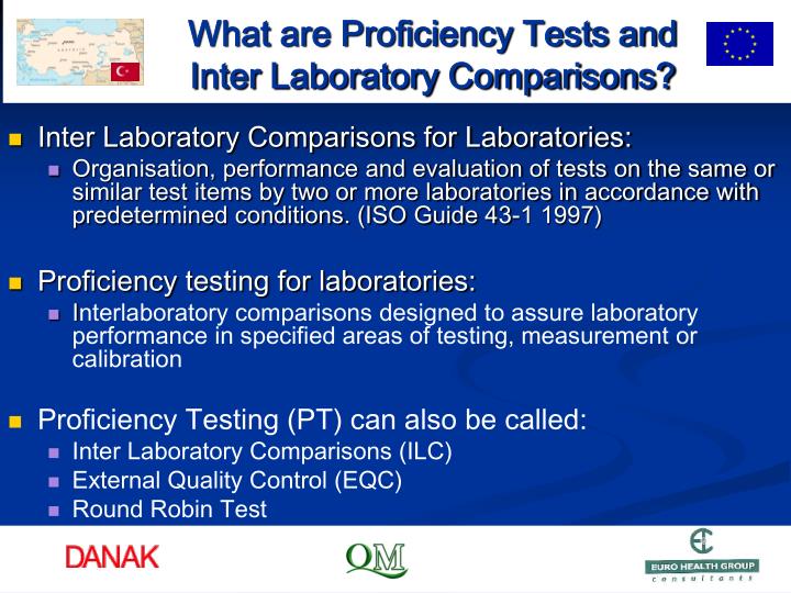 PPT - Facilitating Proficiency Tests and Inter Laboratory Comparisons ...