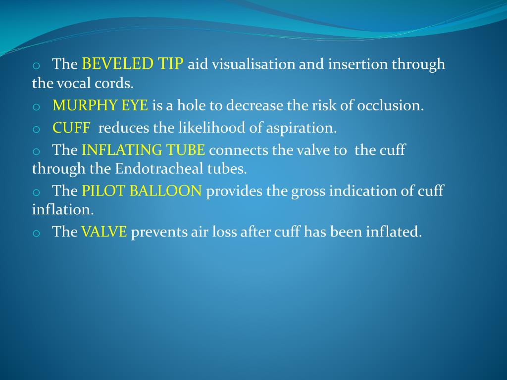 PPT - ENDOTRACHEAL TUBE (ETT) PowerPoint Presentation, free download ...