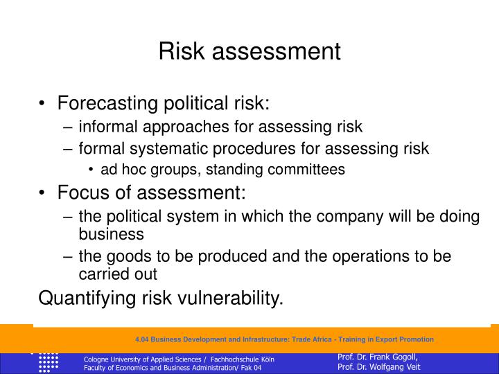 PPT - Political risk and negotiation strategies PowerPoint Presentation ...