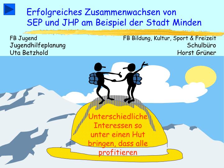 PPT - Unterschiedliche Interessen so unter einen Hut bringen, dass alle ...