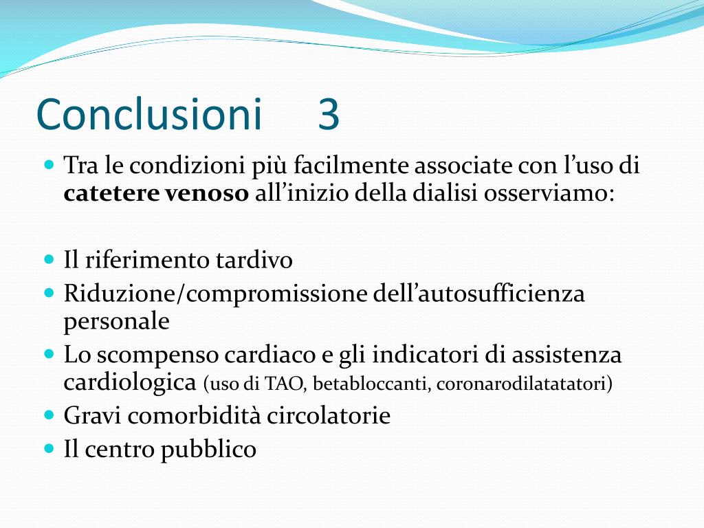 PPT - Inizio della dialisi con la fistola arterovenosa (FAV) o con il ...
