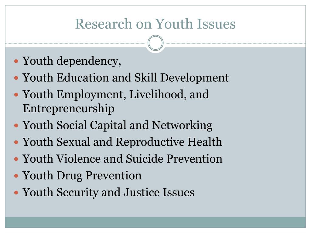 PPT - Youth Engagement Strategy (YES) Issues, Challenges and ...