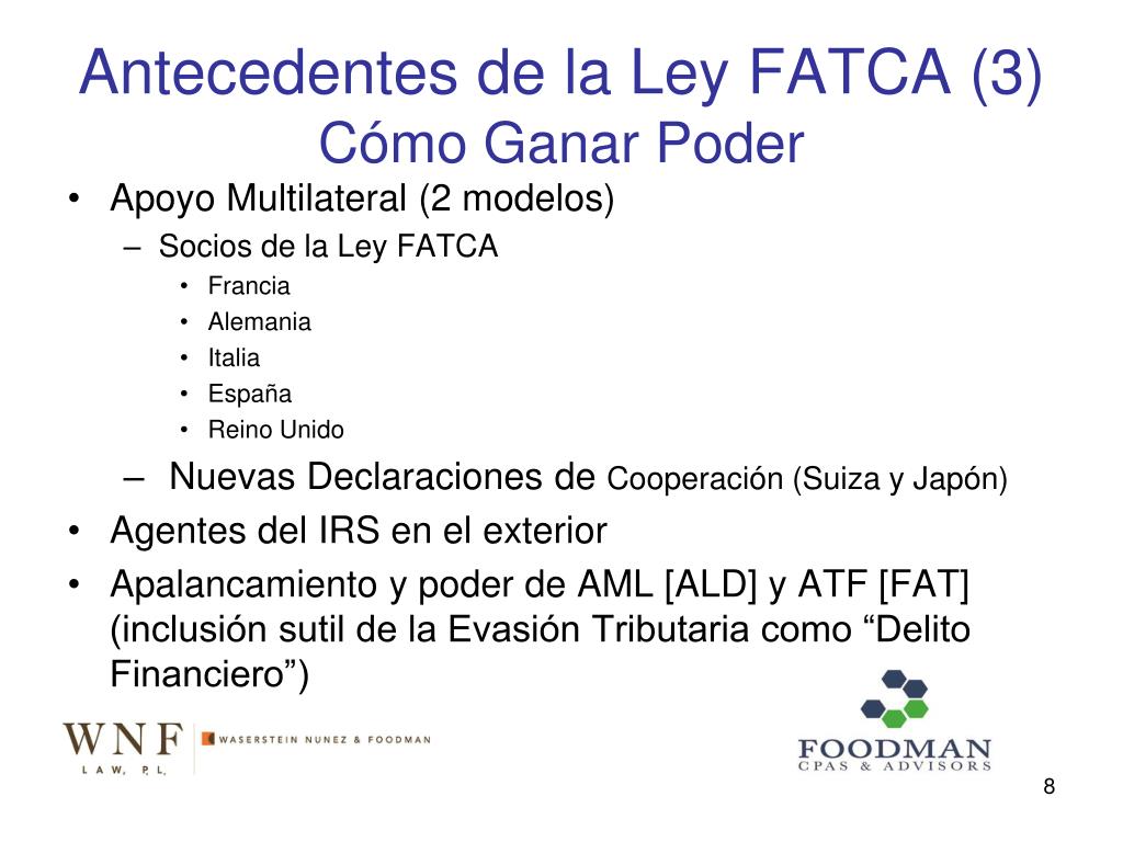 PPT - FATCA Alcance y Transparencia Mundial PowerPoint Presentation ...