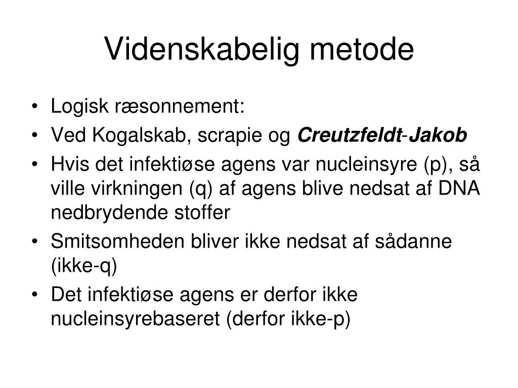 PPT - Videnskabsteori og videnskabelig metode PowerPoint Presentation ...